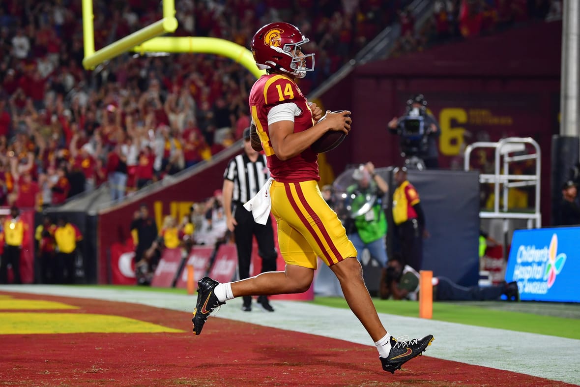 USC Trojans QB Jayden Maiava Is Matching Caleb Williams' Heisman ...