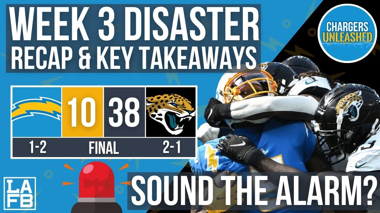 Chargers Unleashed: Chargers vs Jaguars Week Three Disaster Recap ... Chargers Unleashed: Chargers vs Jaguars Week Three Disaster Recap ...